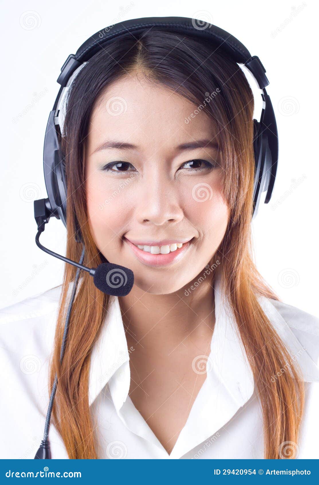 Operator stock photo. Image of asian, online, operator - 29420954