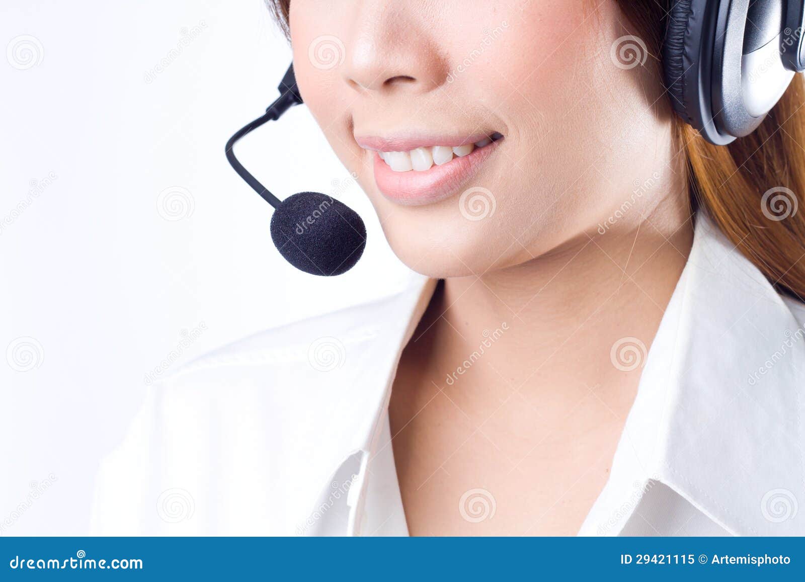 Operator stock image. Image of beautiful, girl, operator - 29421115
