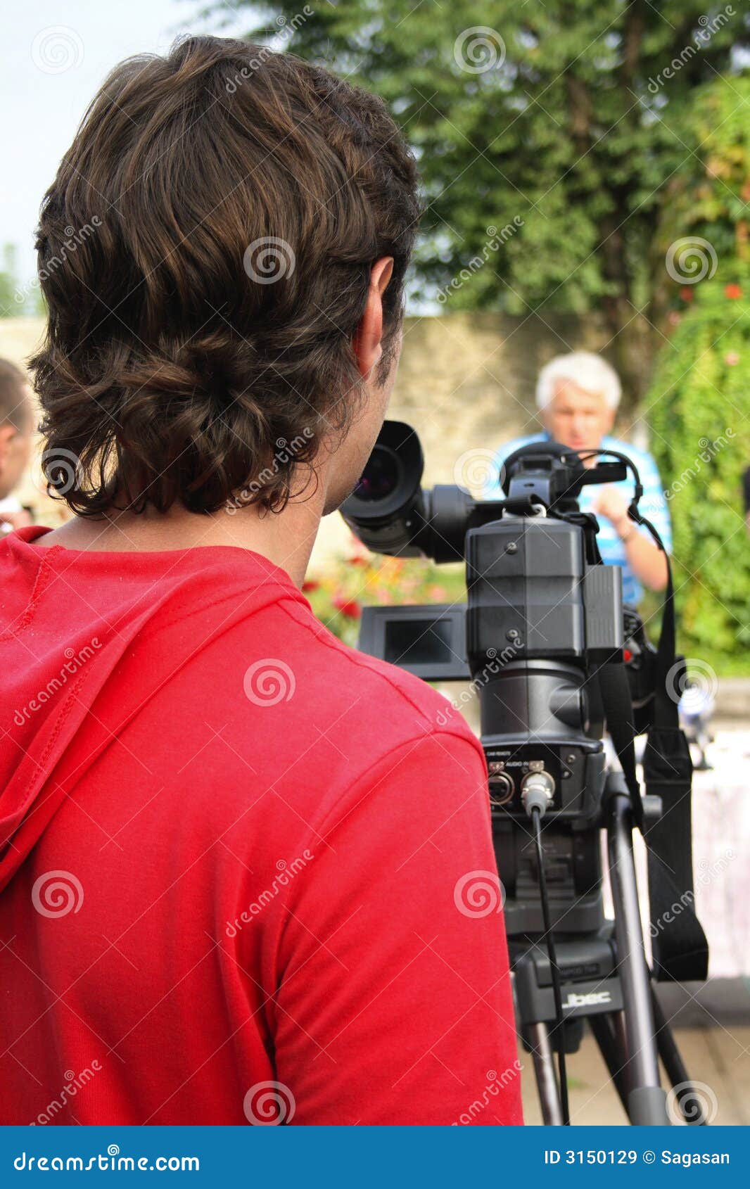 Operator stock image. Image of broadcasting, journalist - 3150129
