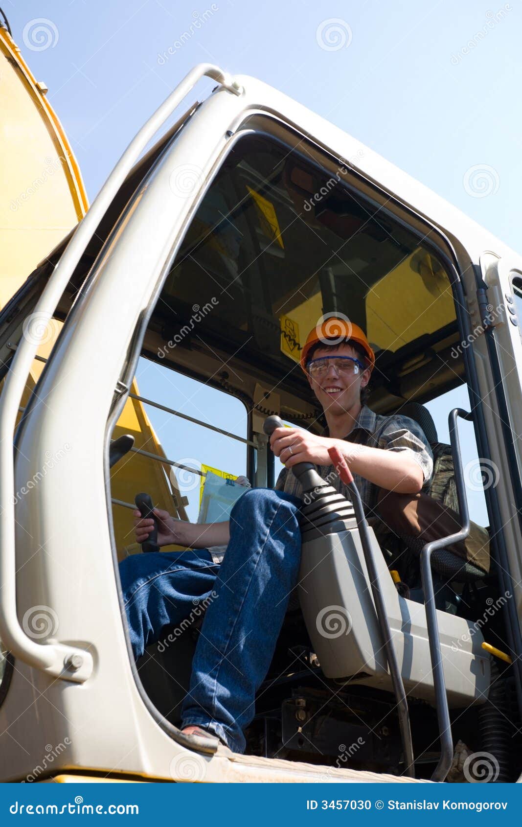 Operator stock photo. Image of operator, mechanical, industrial - 3457030