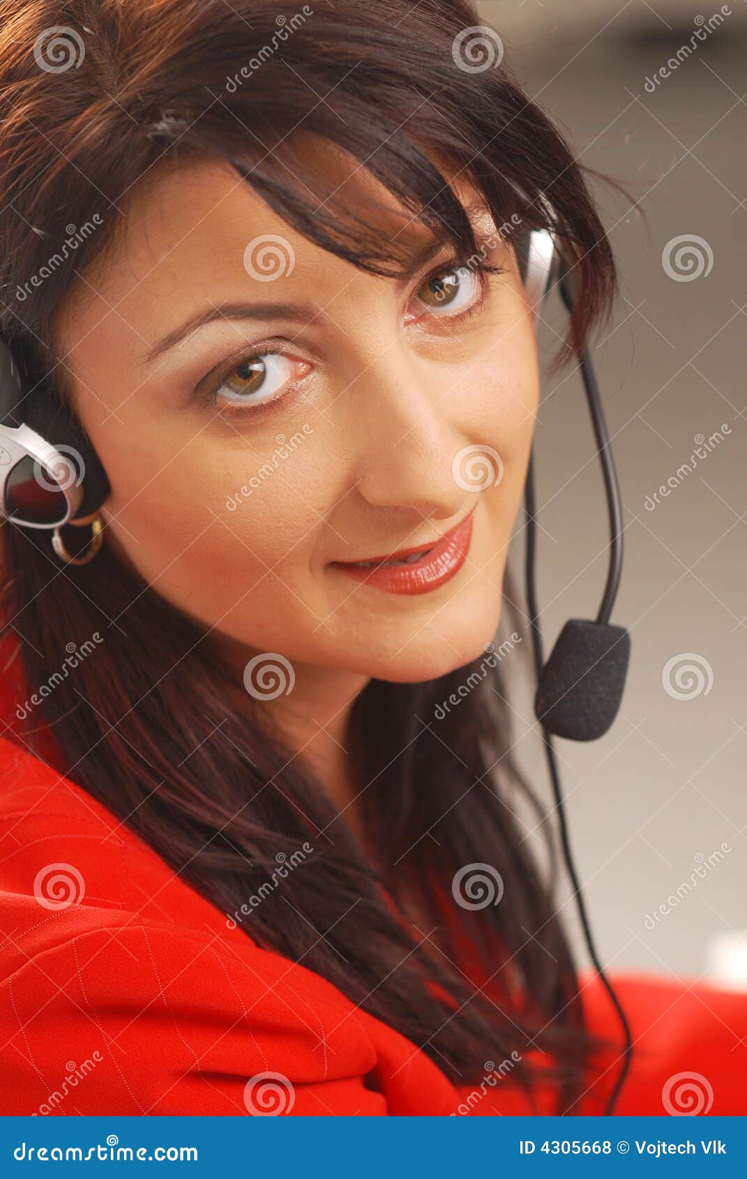 Operator stock photo. Image of office, operator, secretary - 4305668