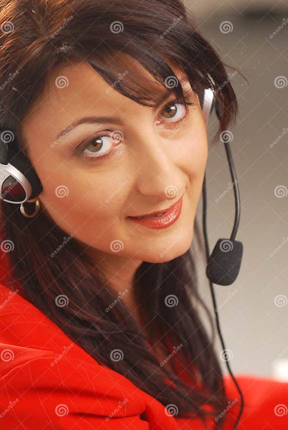 Operator stock photo. Image of office, operator, secretary - 4305668