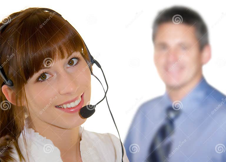 Operator stock photo. Image of communication, microphone - 4368674