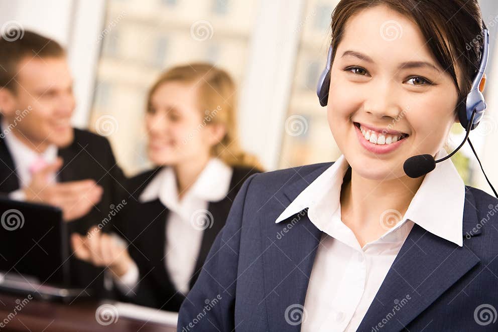 Operator stock photo. Image of assistant, business, helpdesk - 5712692