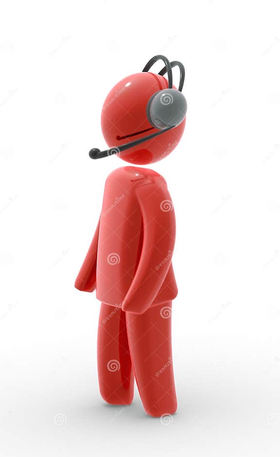 Operator stock illustration. Illustration of head, chat - 9043746