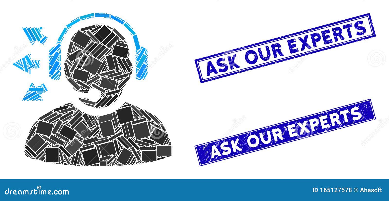 Operator Answer Speech Mosaic and Distress Rectangle Ask Our Experts ...