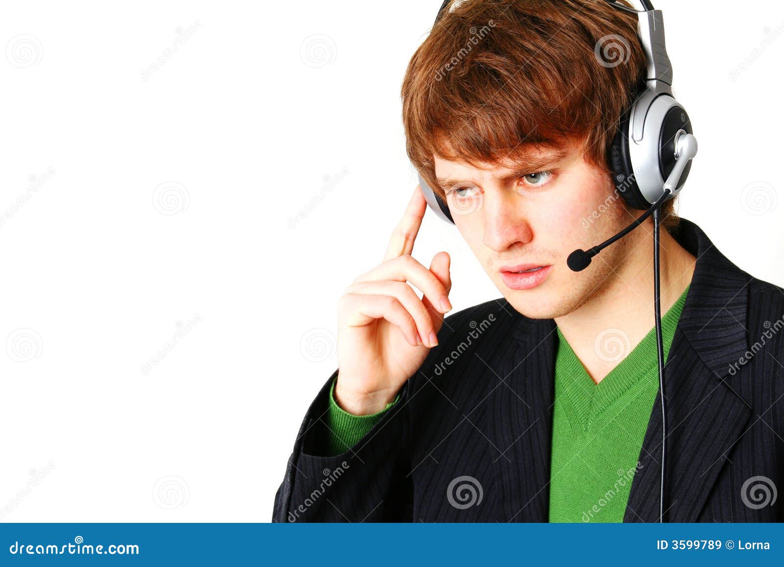 Operator call center stock image. Image of call, listening - 3599789