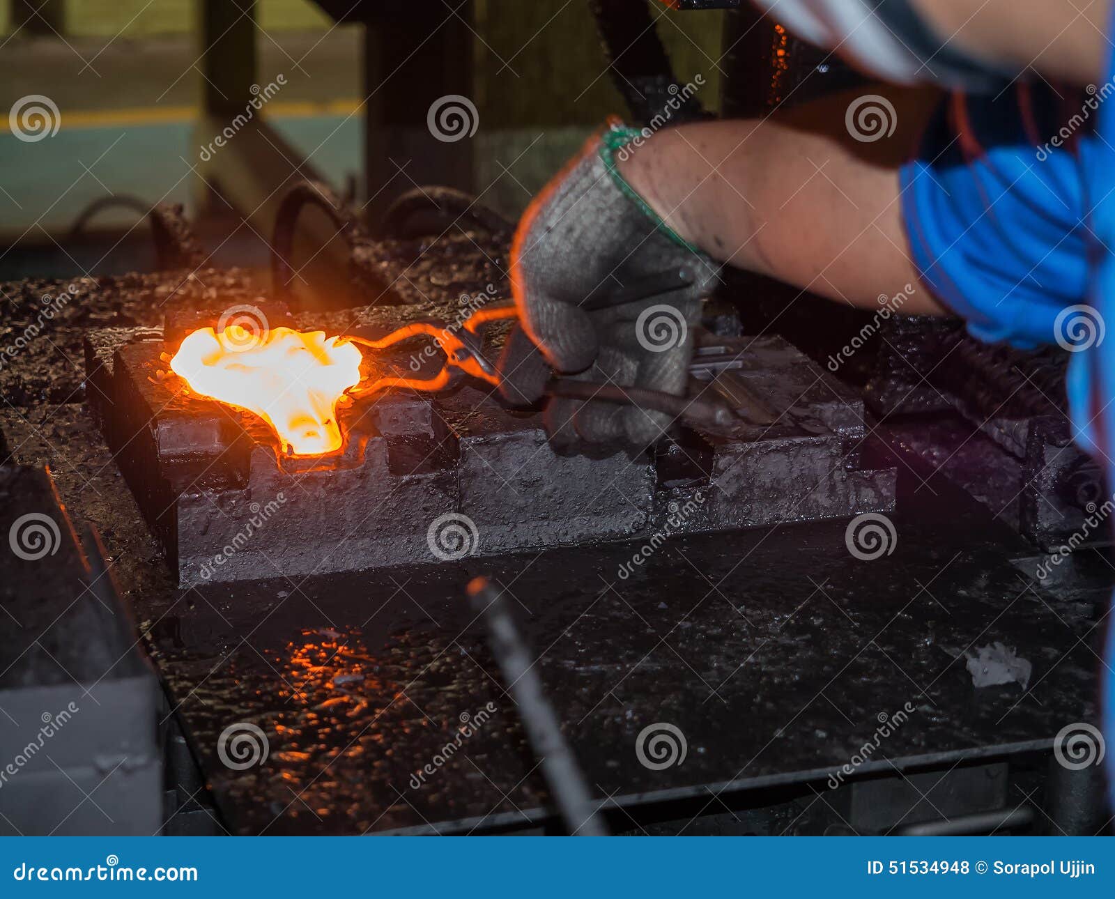 Operator Forging Steel Automotive Parts Stock Photo - Image of product ...