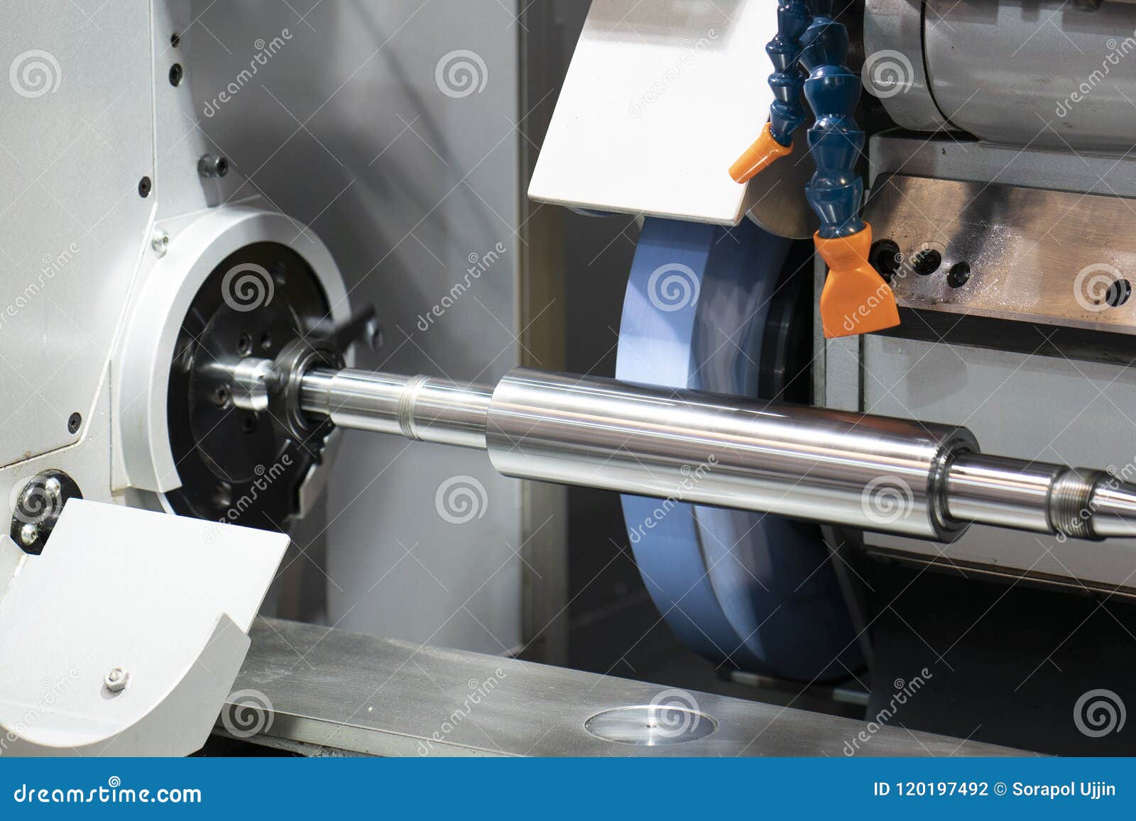 Operator Grinding Forging Die Parts Stock Photo - Image of industry ...