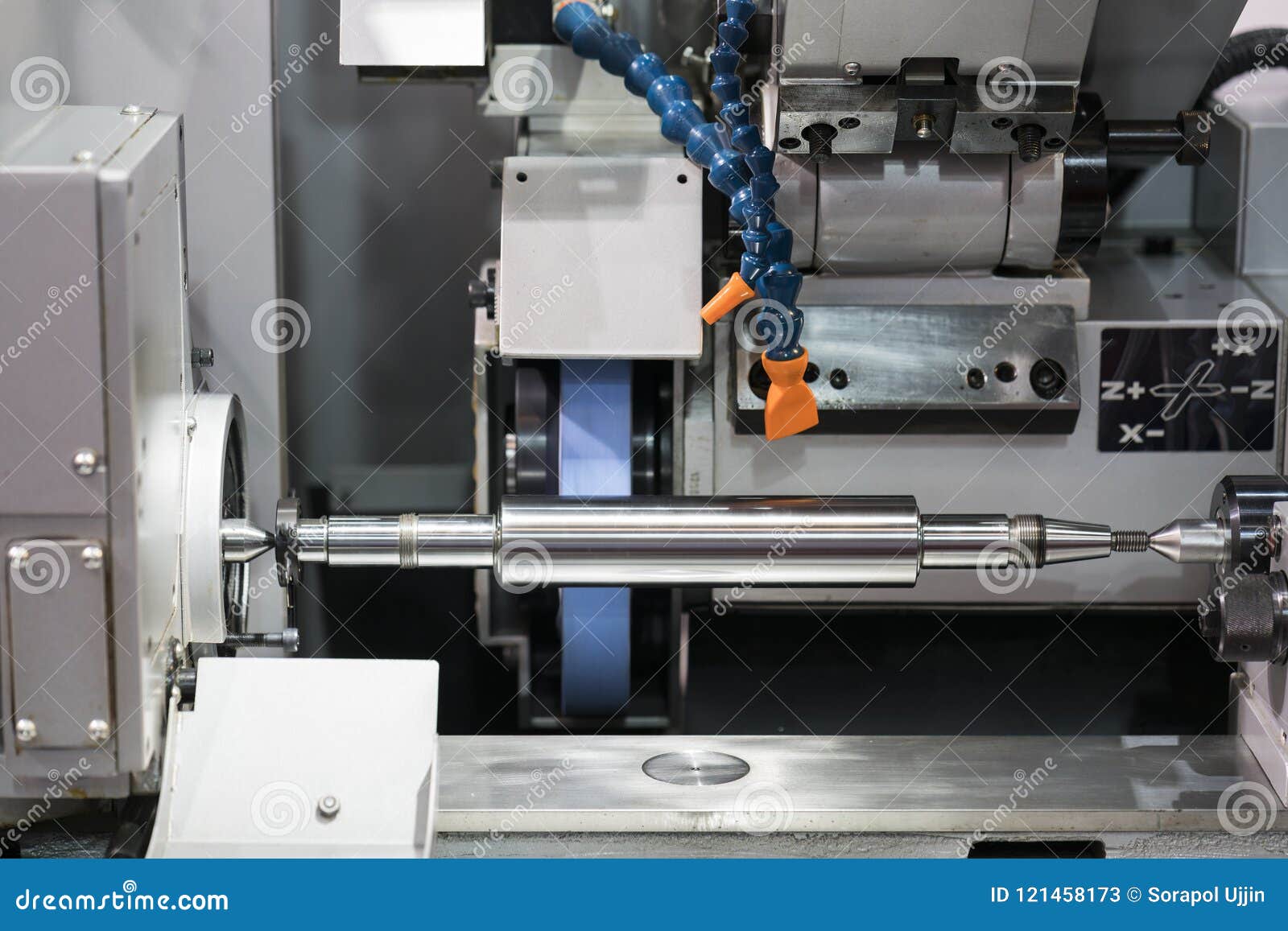 Operator Grinding Forging Die Parts Stock Image - Image of closeup ...