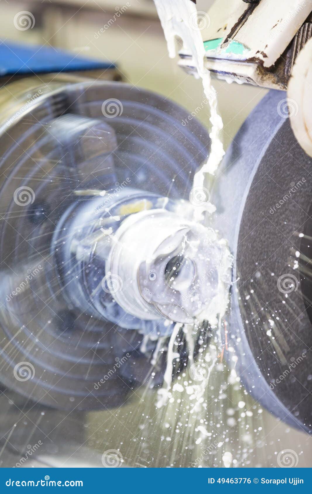 Operator Grinding Forging Die Parts Stock Photo - Image of automated ...