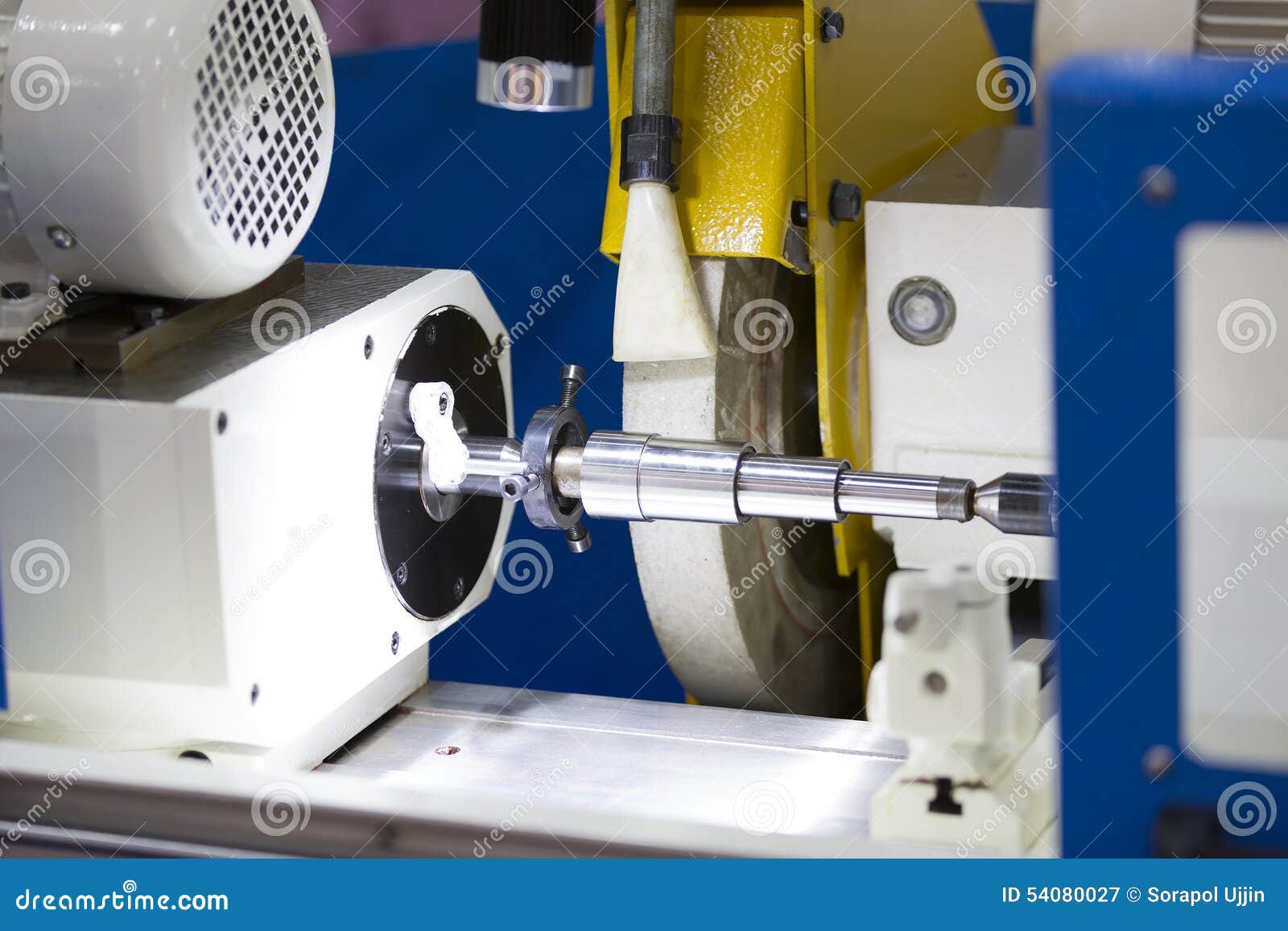 Operator Grinding Forging Die Parts Stock Image - Image of closeup ...