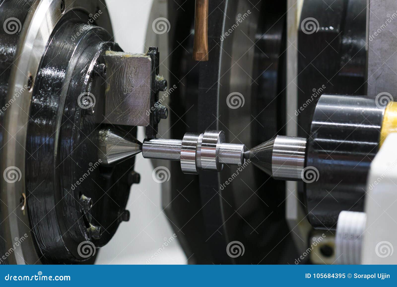 Operator Grinding Mold and Die Part Stock Image - Image of ...