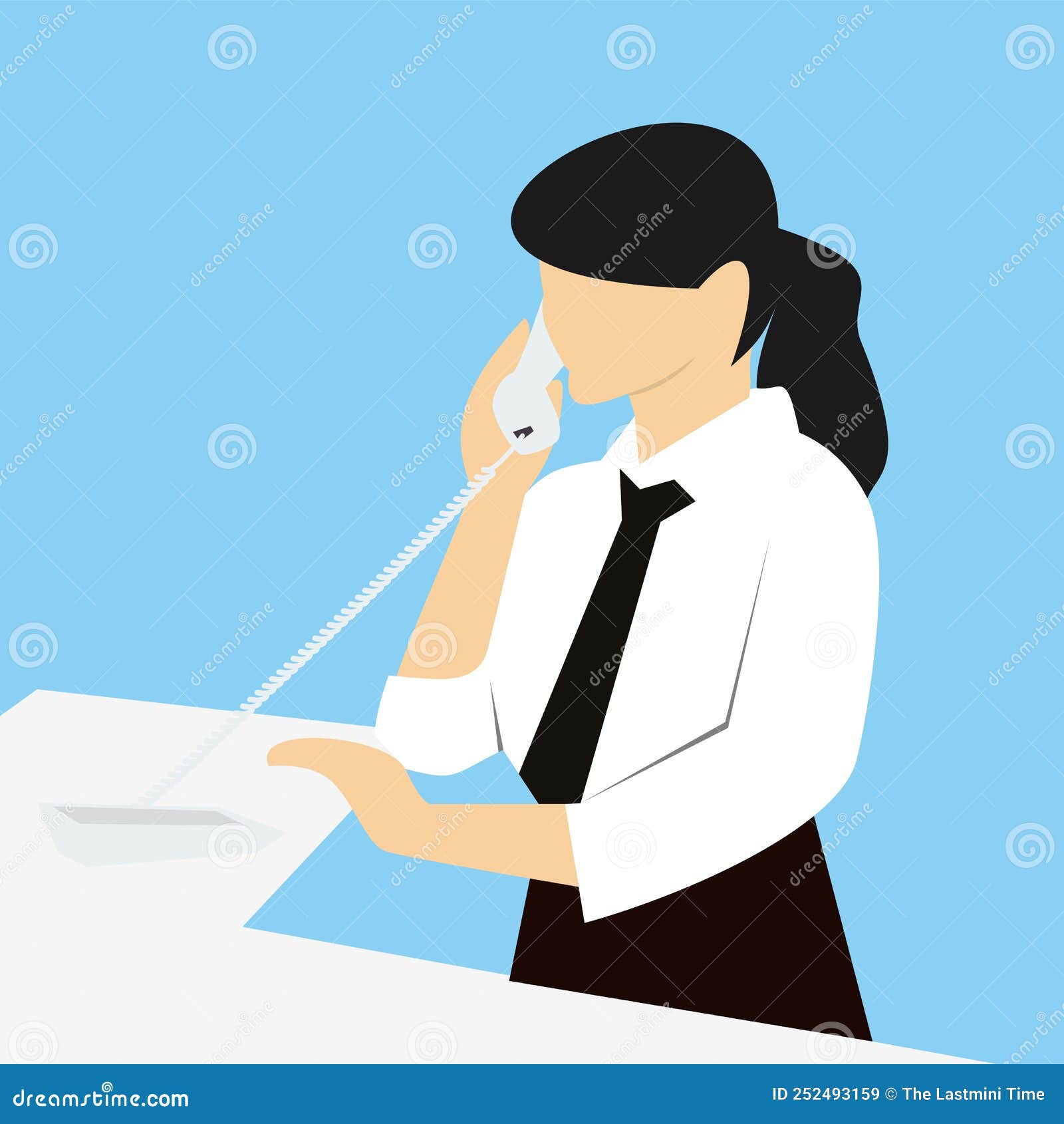 Operator Illustration Person Design Vector Stock Vector - Illustration ...