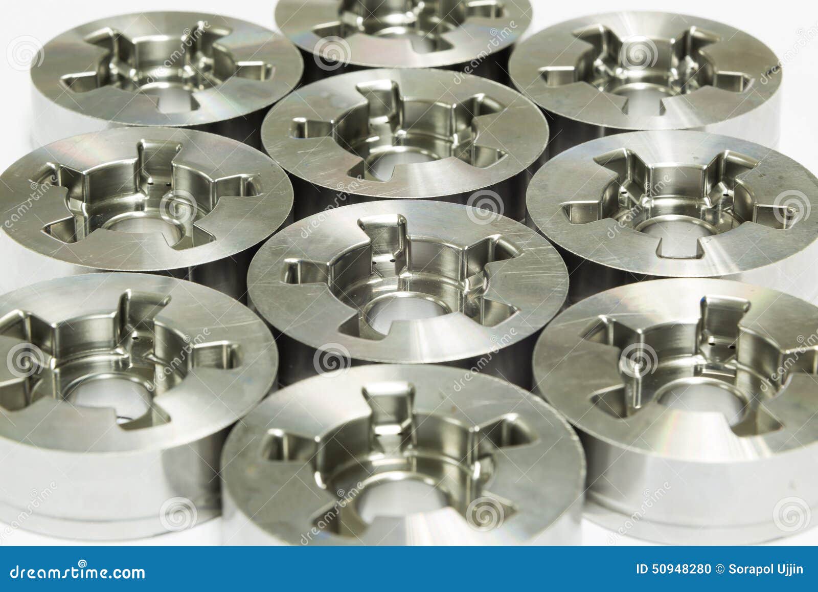 Inspection Dimension Aluminum Automotive Parts By CMM Stock Photo ...