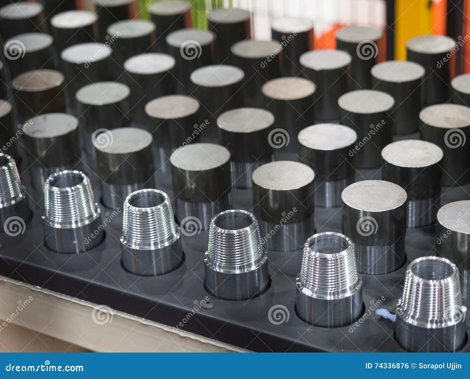Inspection Dimension Aluminum Automotive Parts By CMM Stock Photo ...