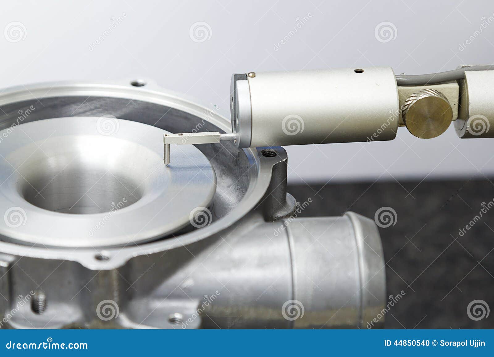 Operator Inspection Turbo Surface Roughness by Roughness Tester Stock ...