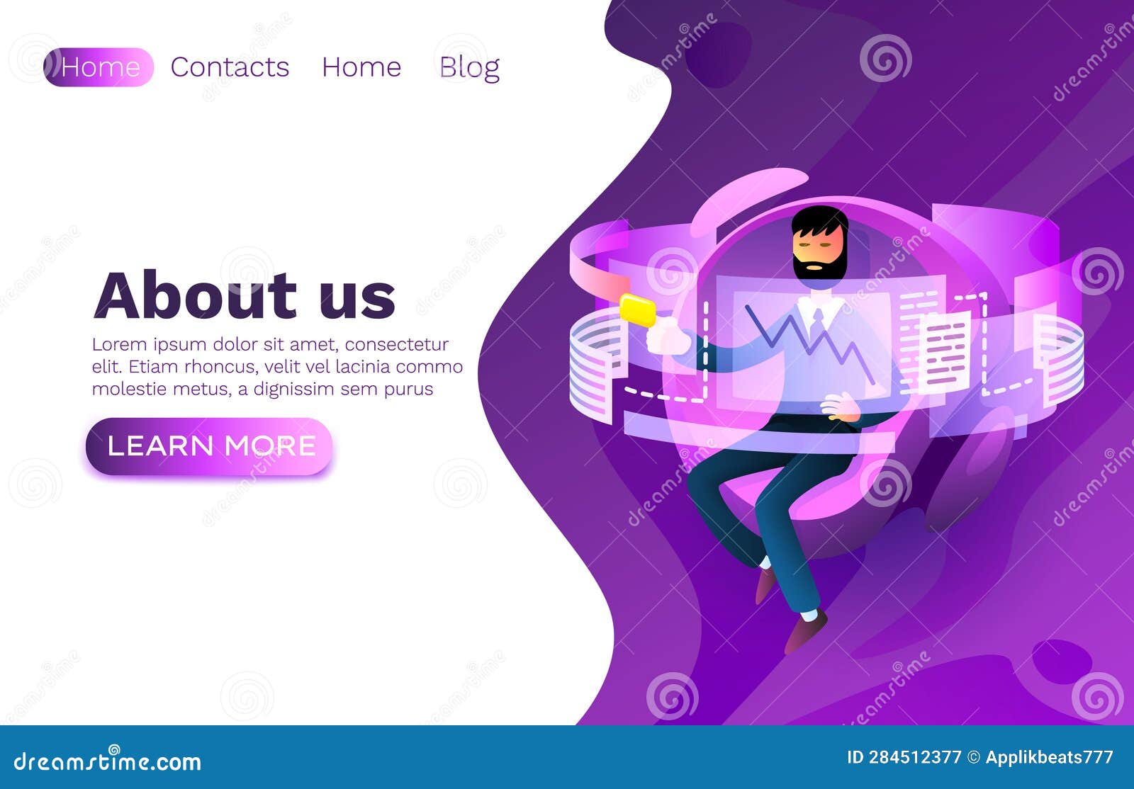 Operator Job Developer, Website Workplace Process, Display Infographic ...