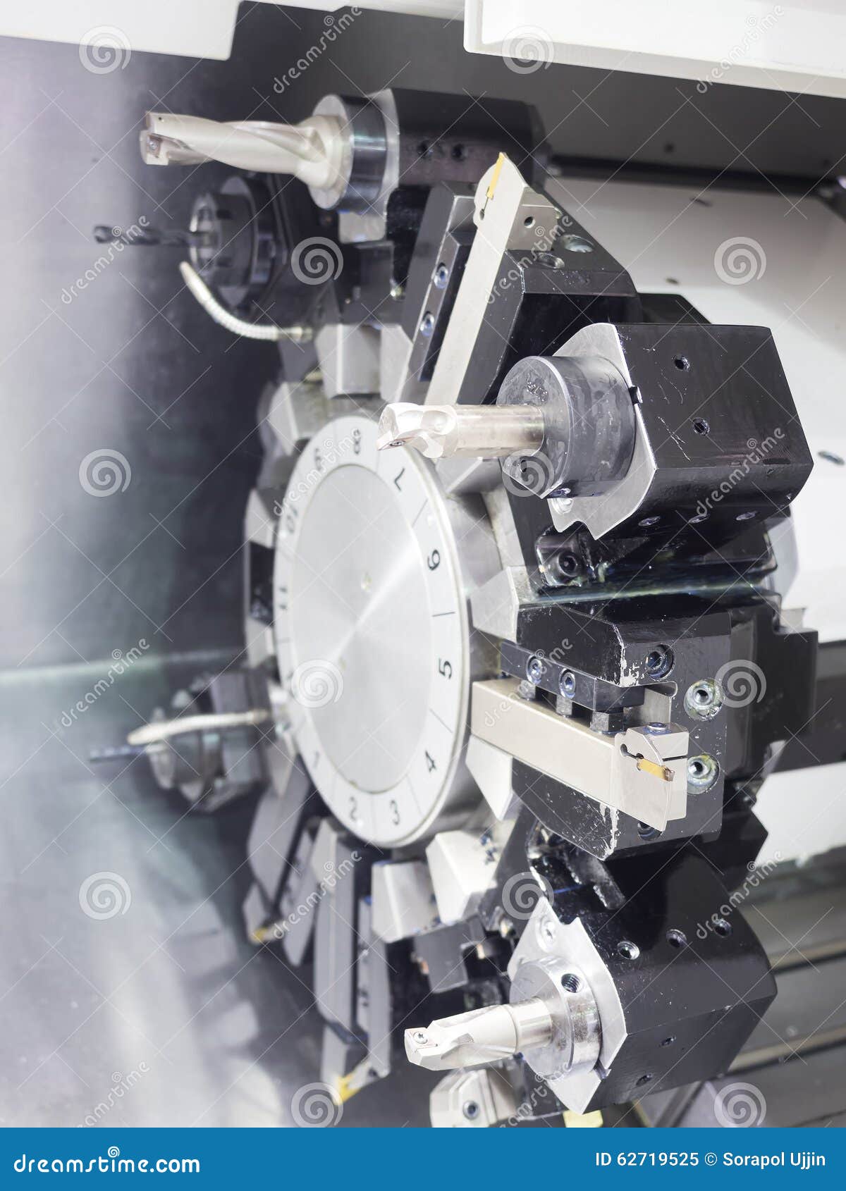 Operator Machining Automotive Part Stock Image - Image of chuck, mill ...