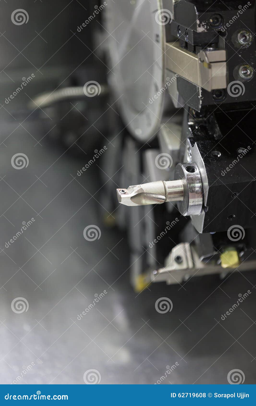 Operator Machining Automotive Part Stock Photo - Image of lathe, chuck ...