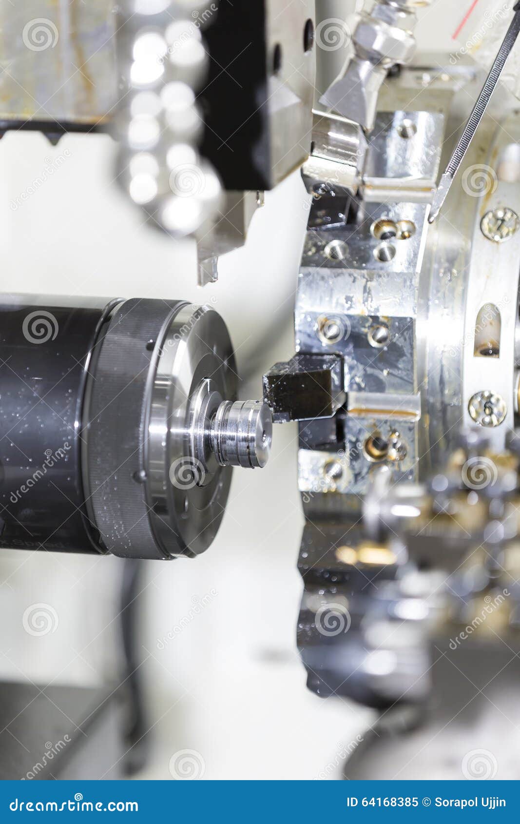 Operator Machining Automotive Part Stock Image - Image of equipment ...