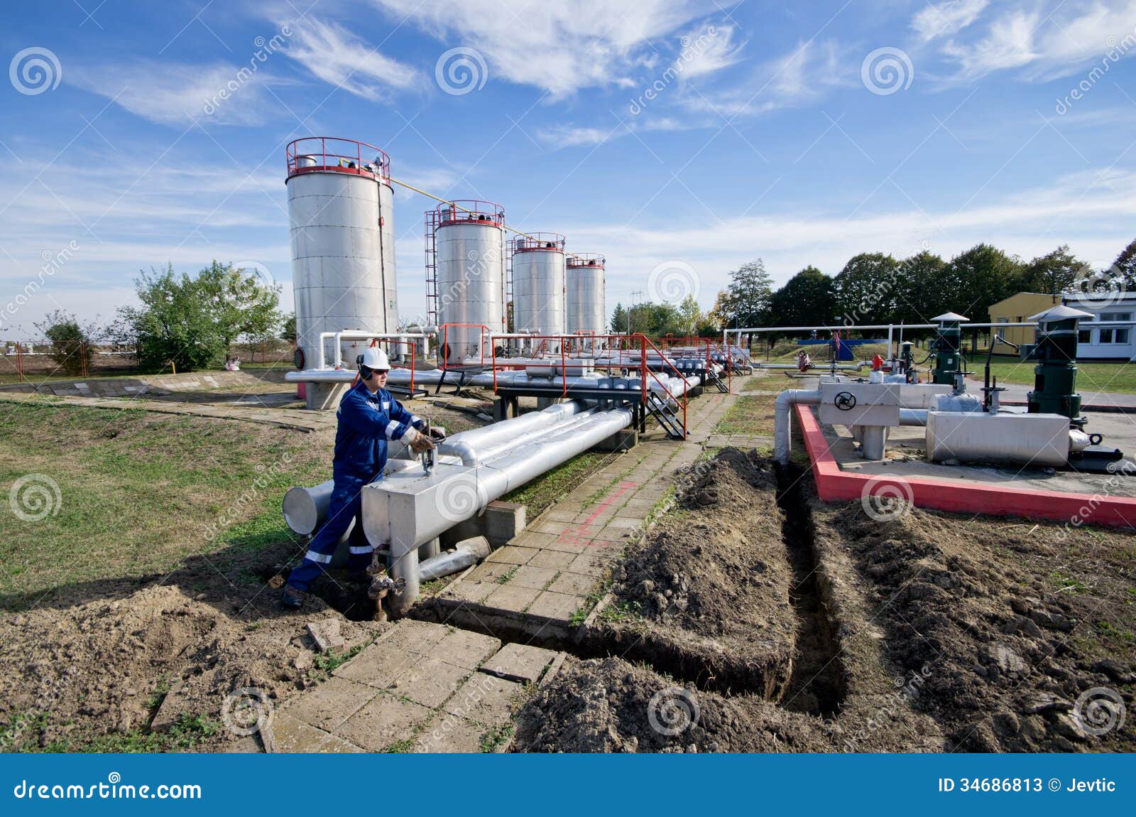 Operator stock image. Image of potentiometers, energy - 34686813