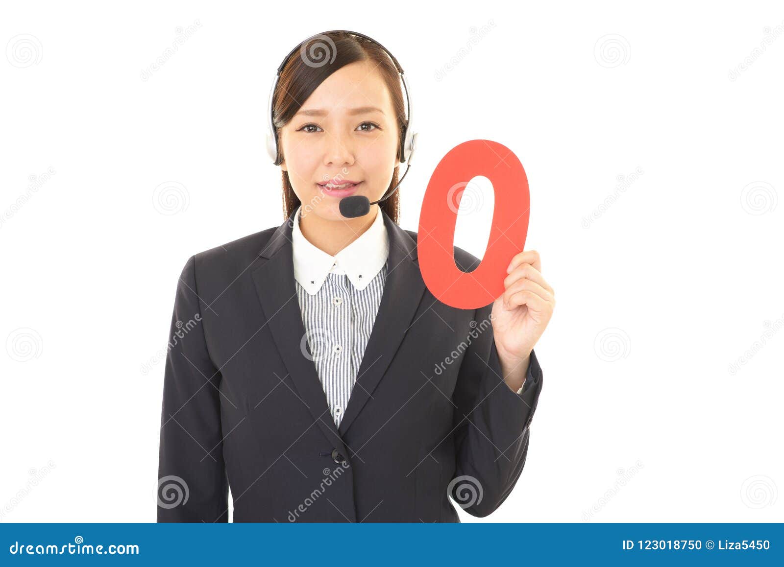 Operator with a number stock photo. Image of operator - 123018750
