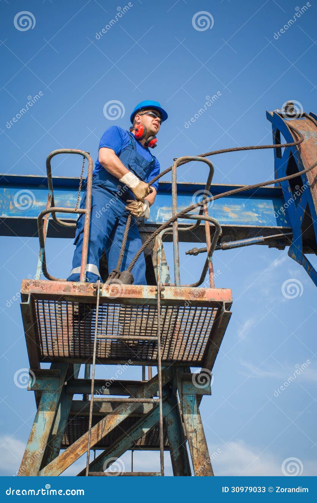 Operator in the Oil and Gas Field Stock Image - Image of gasoline ...