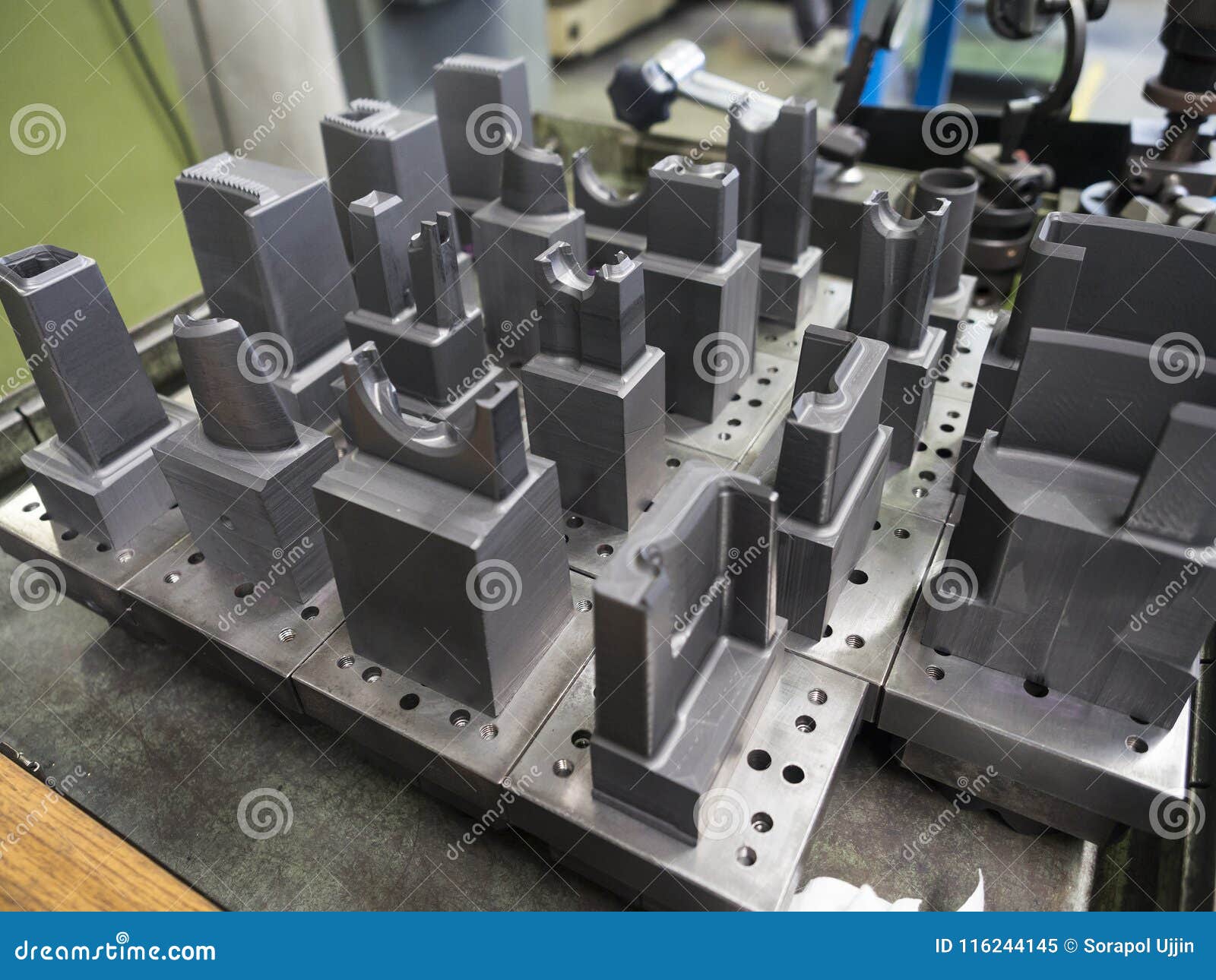 Operator Prepare EDM Electrod of Precision Mold and Die Stock Image ...
