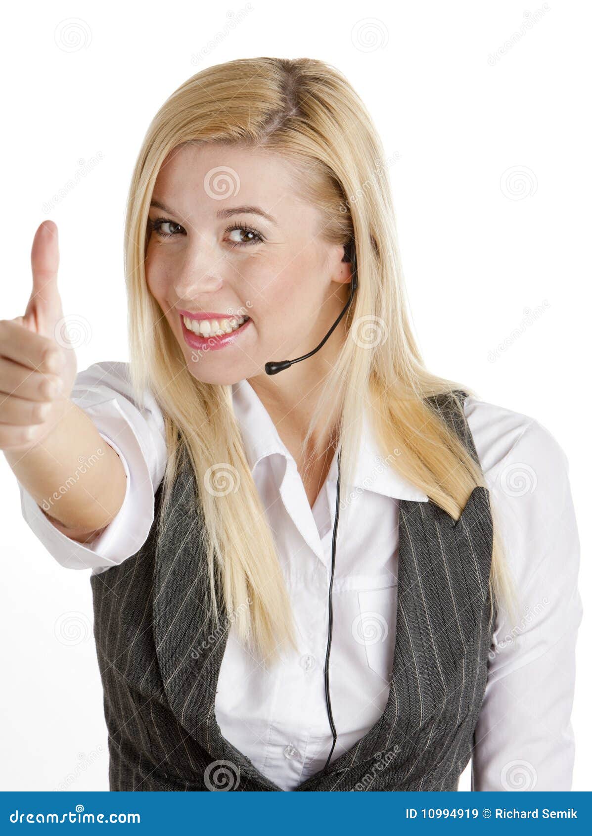 Operator s portrait stock image. Image of businessperson - 10994919