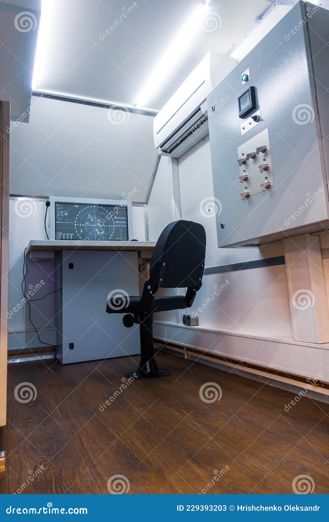 Mobile Ground Radar Control Panel. Radar Complex Stock Image - Image of ...
