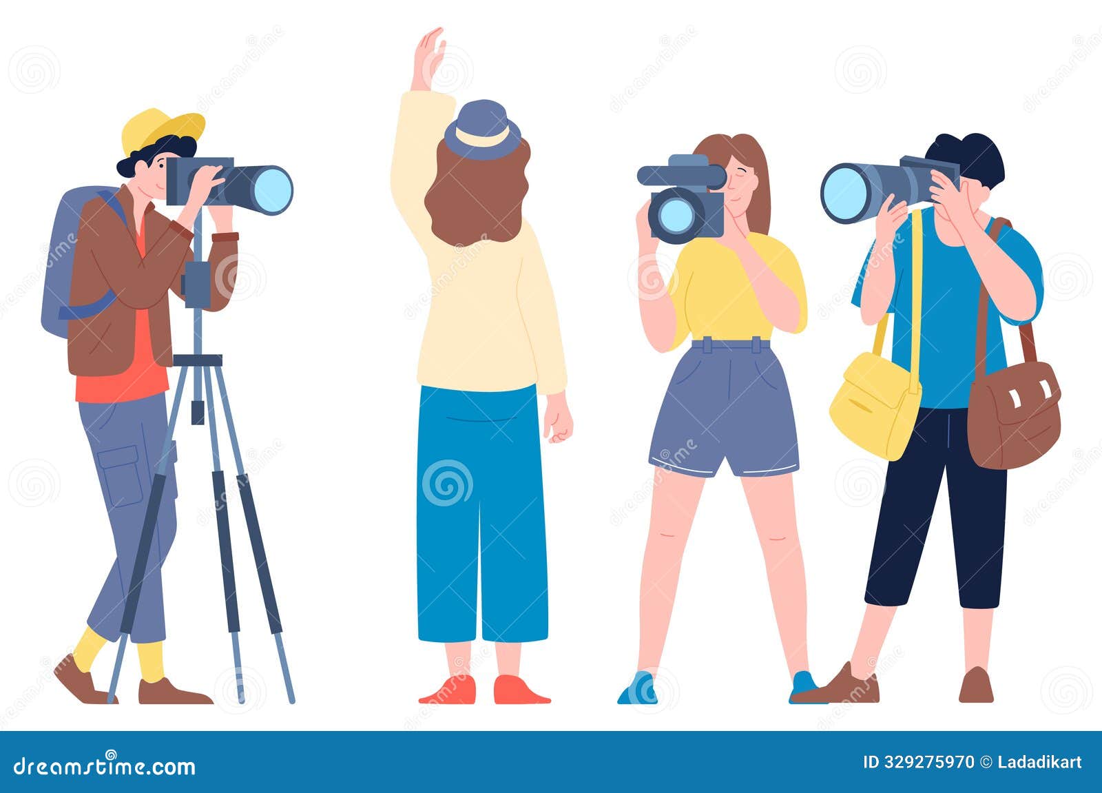 Kid Journalist At Work, Journalistic Profession Set, Child Reporter ... Kid Journalist At Work, Journalistic Profession Set, Child Reporter ...