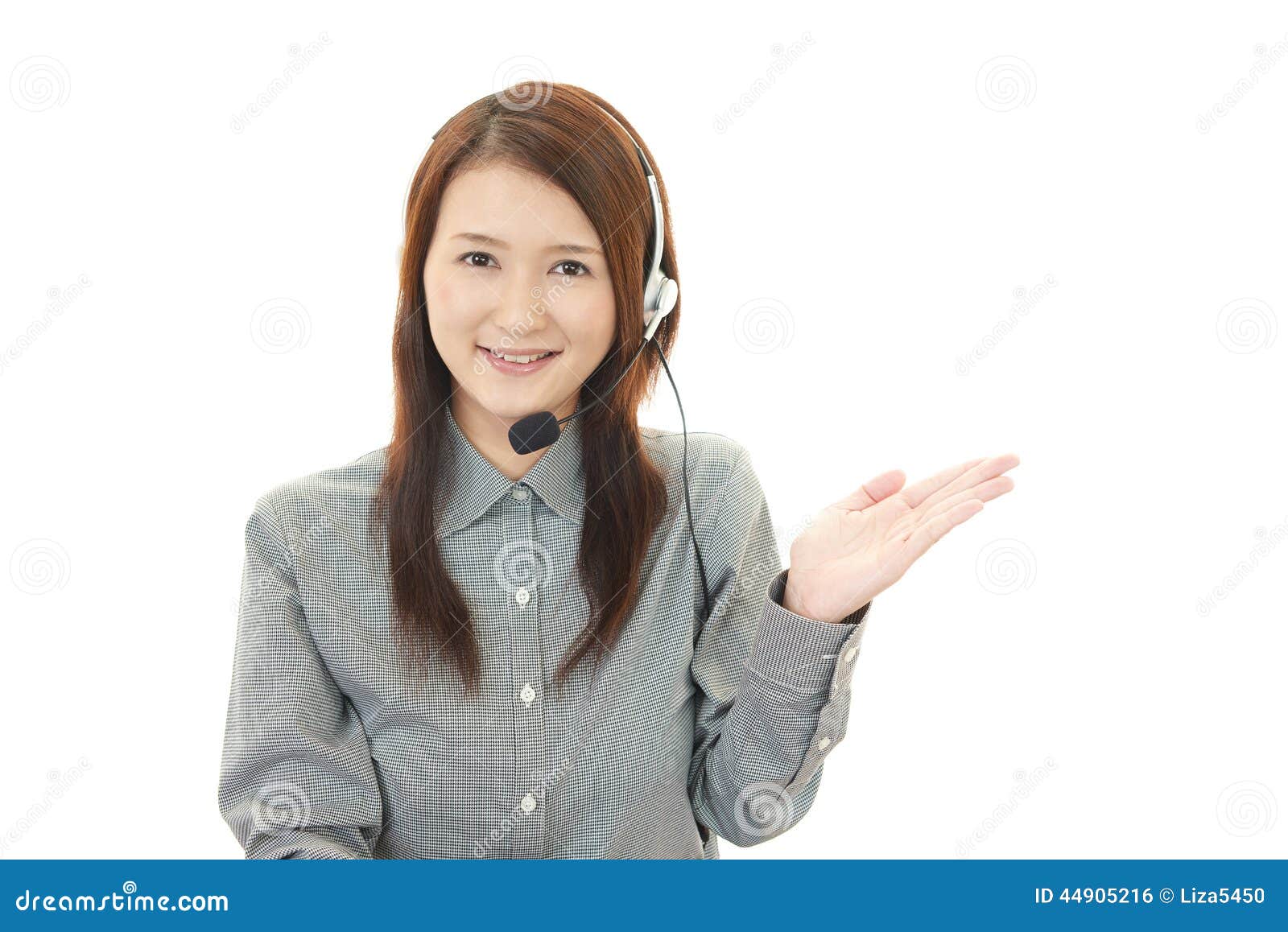The operator of the smile stock photo. Image of operator - 44905216