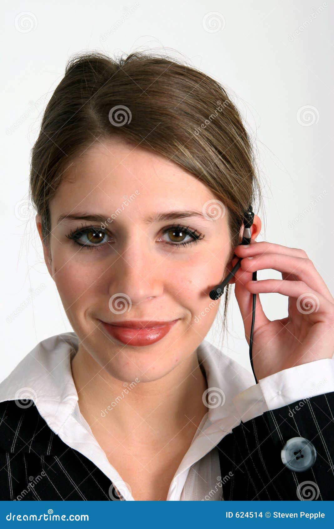 Operator standing by stock photo. Image of caller, phoned - 624514