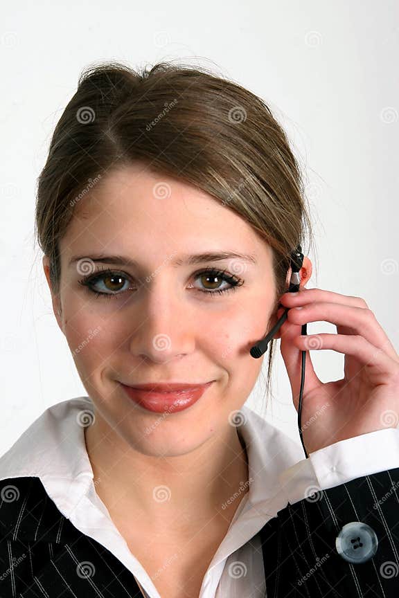 Operator standing by stock photo. Image of caller, phoned - 624514