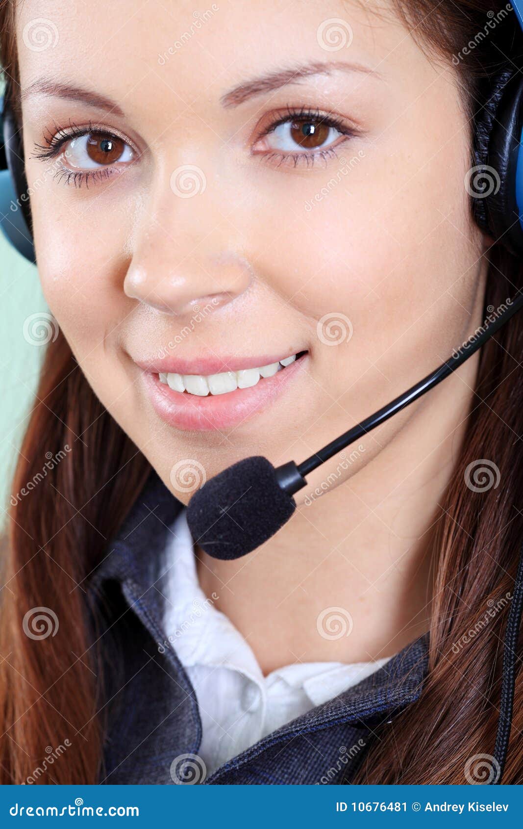 Operator woman stock image. Image of manager, computer - 10676481