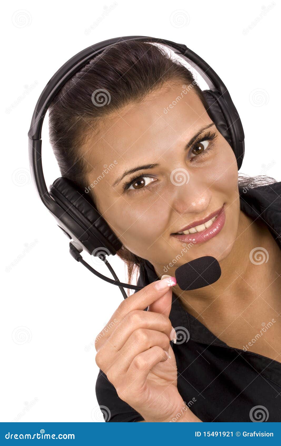 Operator woman stock image. Image of office, call, lady - 15491921