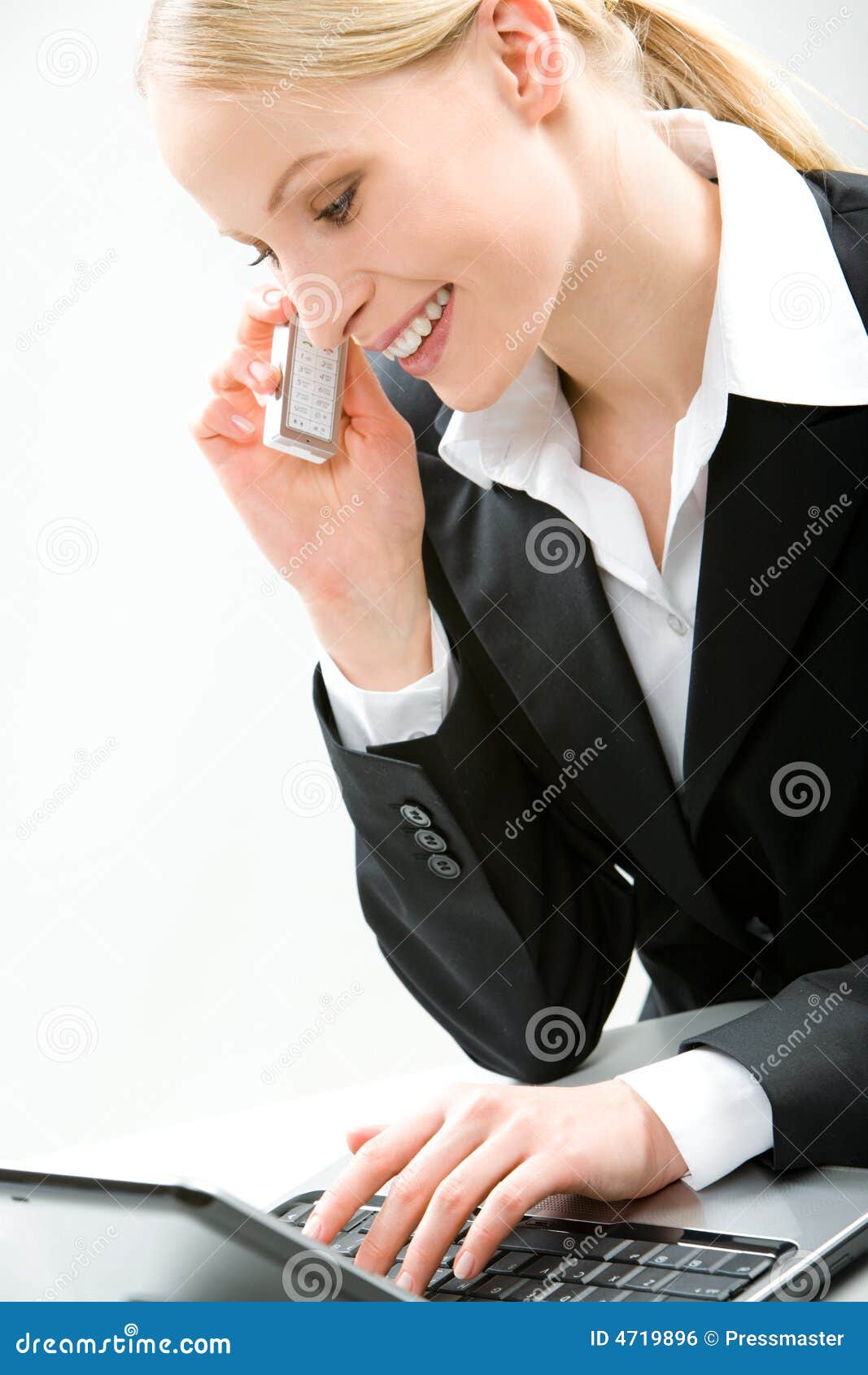 Operator at work stock photo. Image of calling, attractive - 4719896