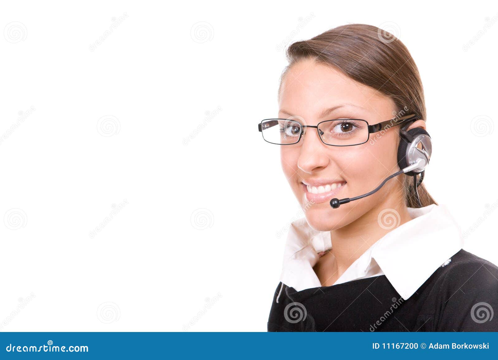 Operatore Della Call Center Fotografia Stock - Immagine di bello ...