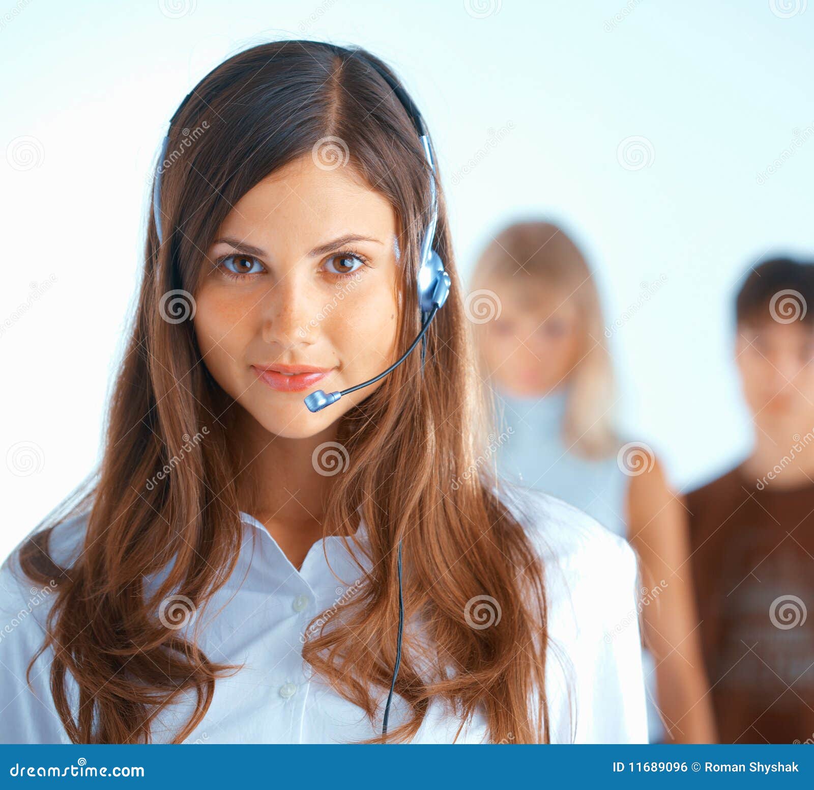 Operatore Della Call Center Fotografia Stock - Immagine di contatto ...