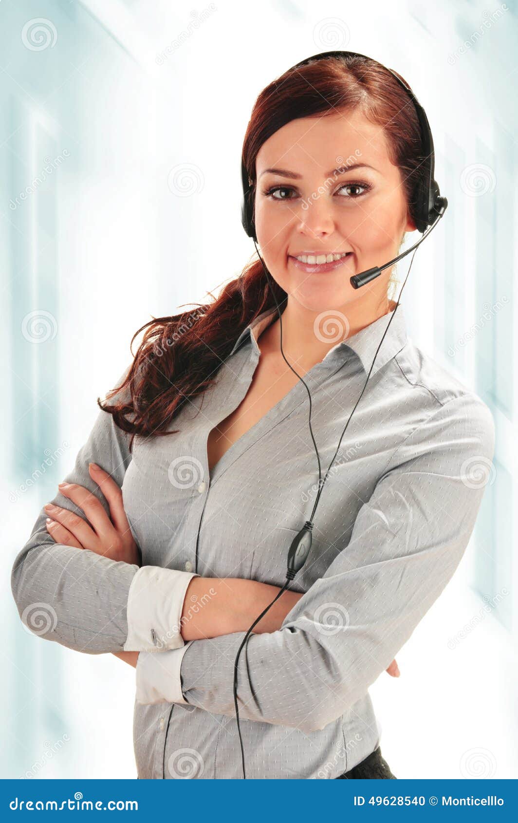 Operatore Della Call Center Servizio Clienti Servizio D'assistenza ...
