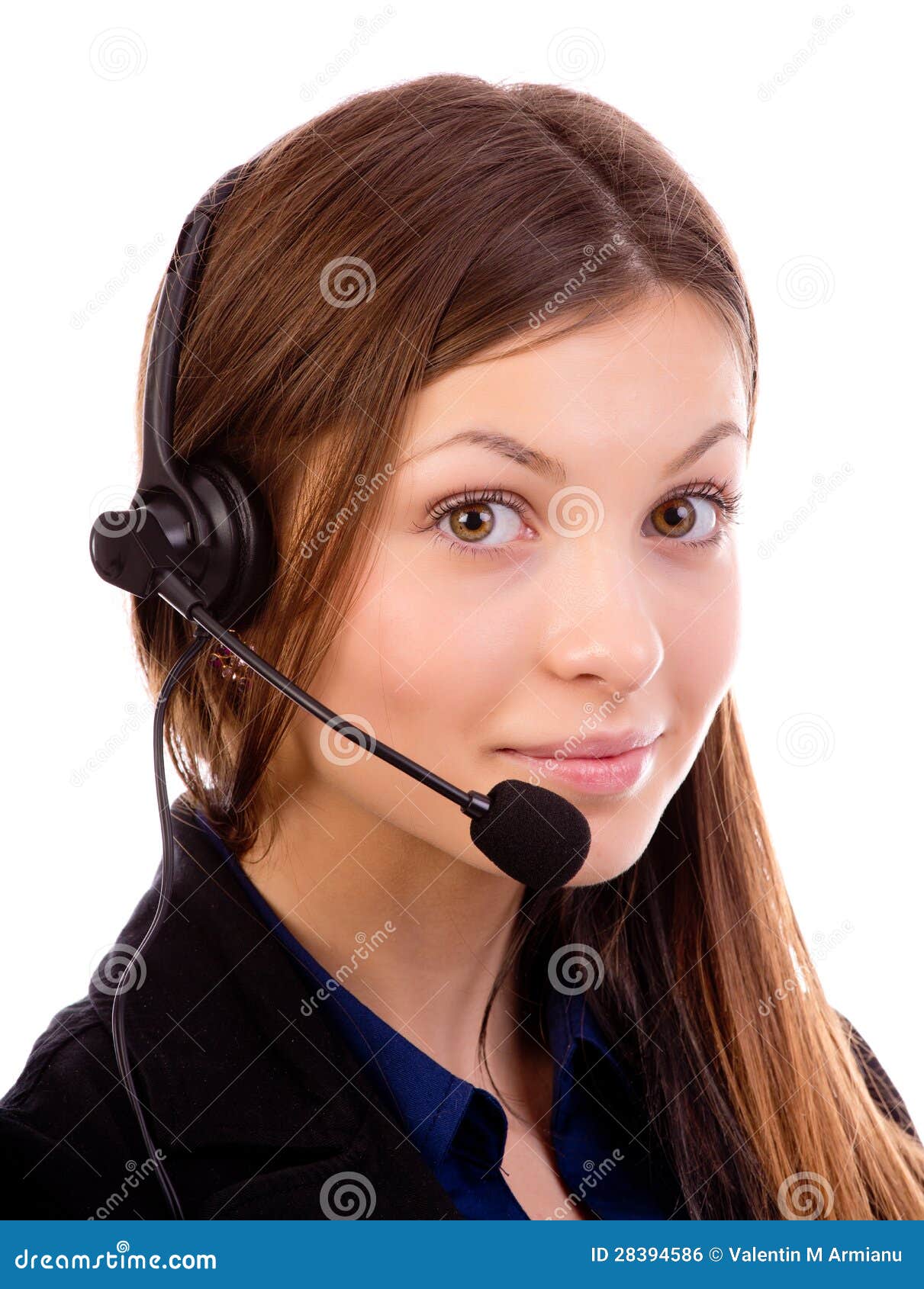 Operatore di call center fotografia stock. Immagine di operaio - 28394586