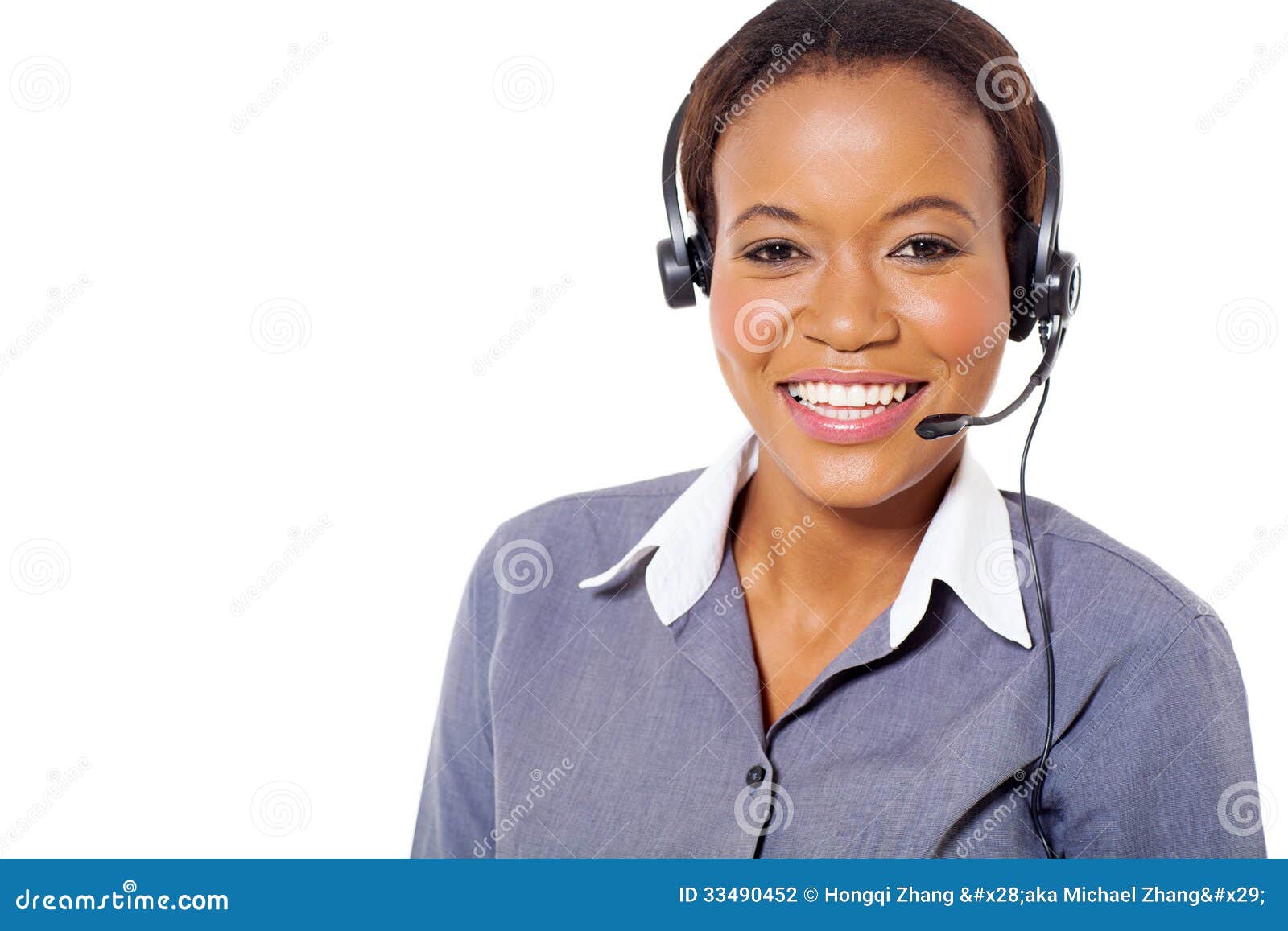 Operatore di call center fotografia stock. Immagine di chiamata - 33490452