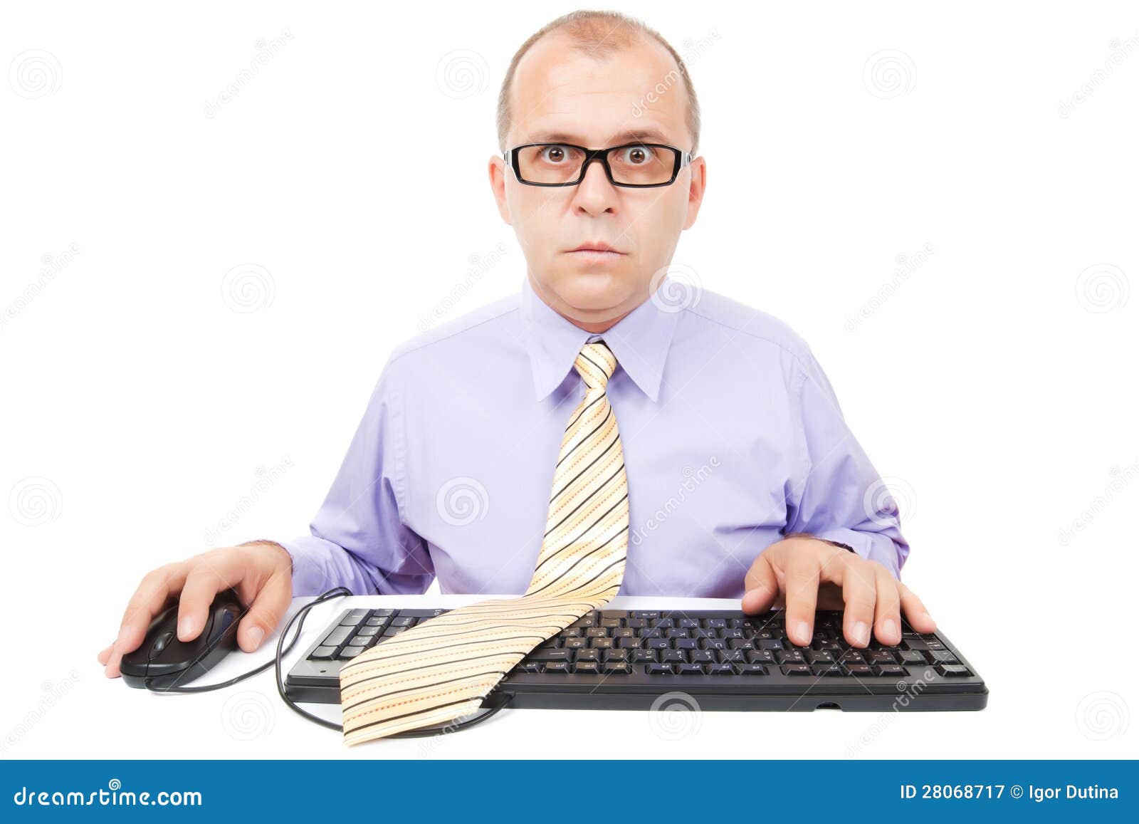 Operatore di computer immagine stock. Immagine di operatore - 28068717