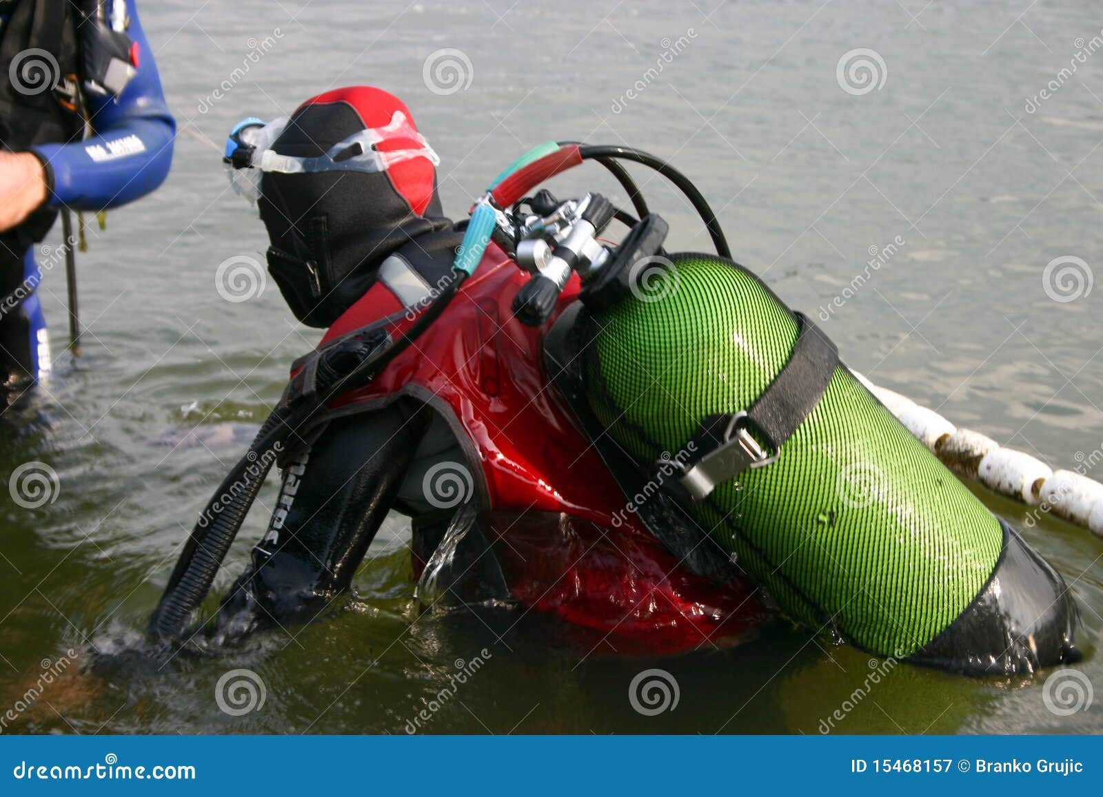 Operatore subacqueo immagine stock. Immagine di mascherina - 15468157