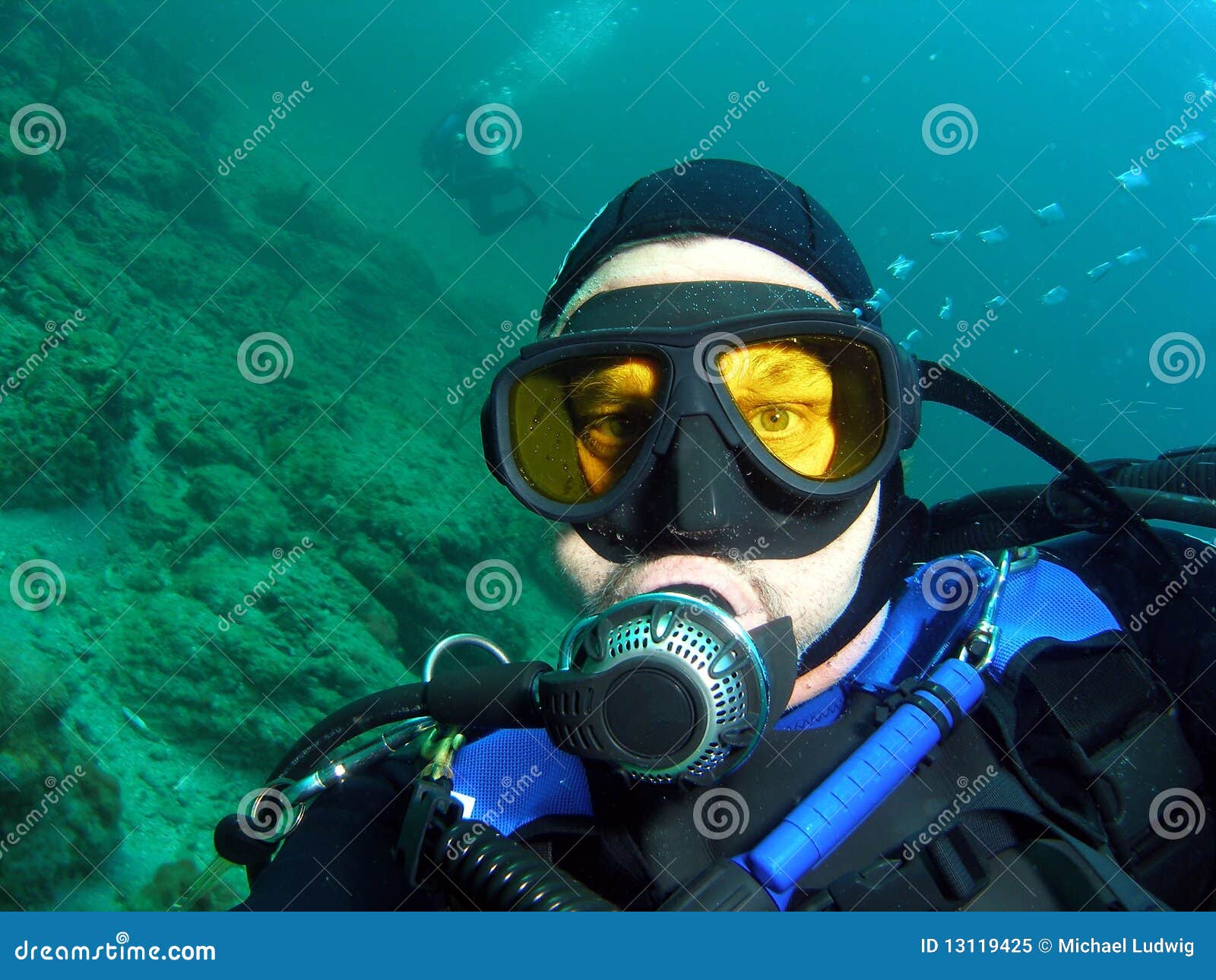 Operatore Subacqueo Di Scuba Immagine Stock - Immagine di boccaglio ...