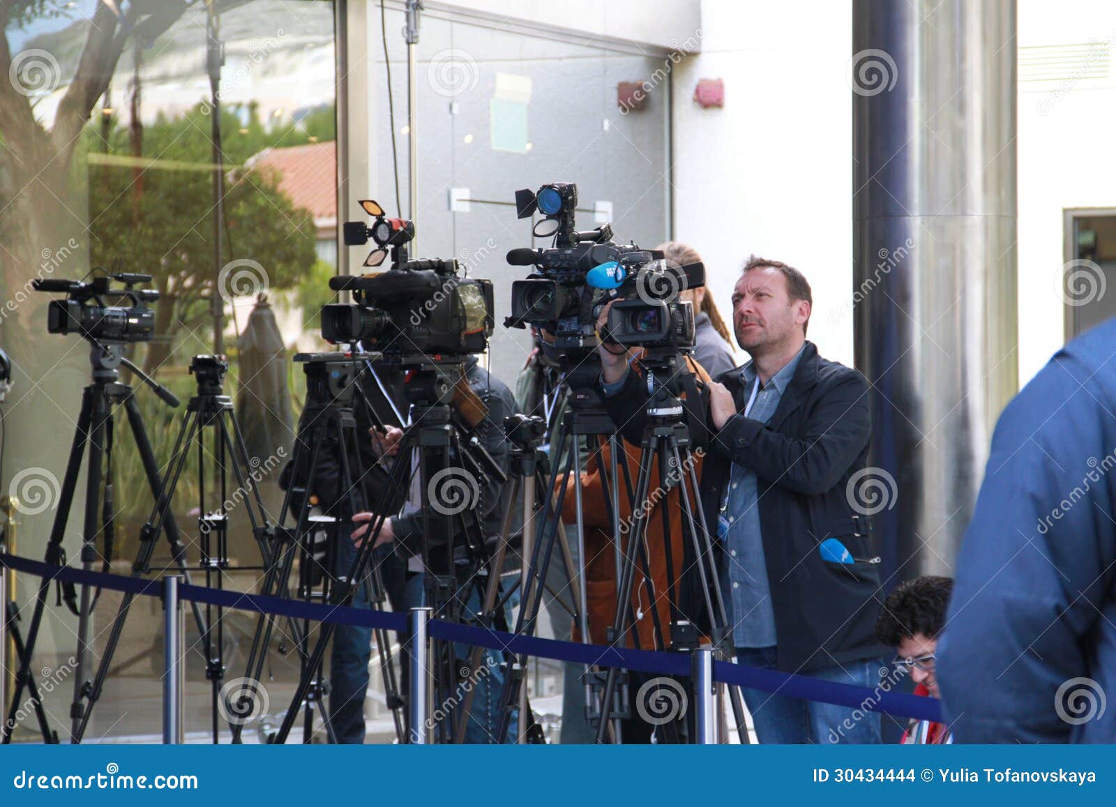 Operators are Ready for Shooting Editorial Stock Image - Image of ...
