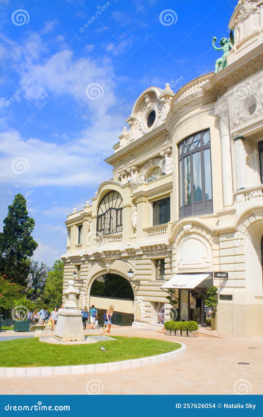 Opernfragment Montecarlo Im Monaco Redaktionelles Stockbild - Bild von ...