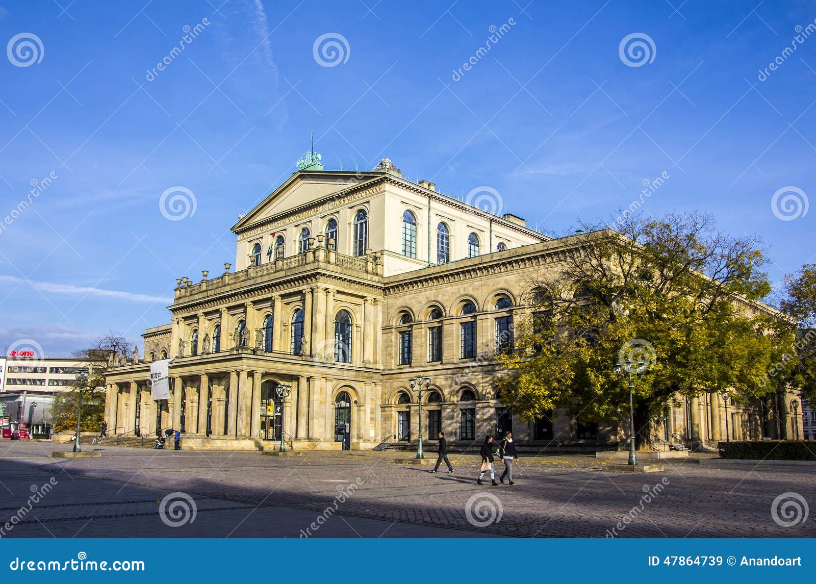 Opernhaus, Hannover, Deutschland Redaktionelles Stockbild - Bild von ...