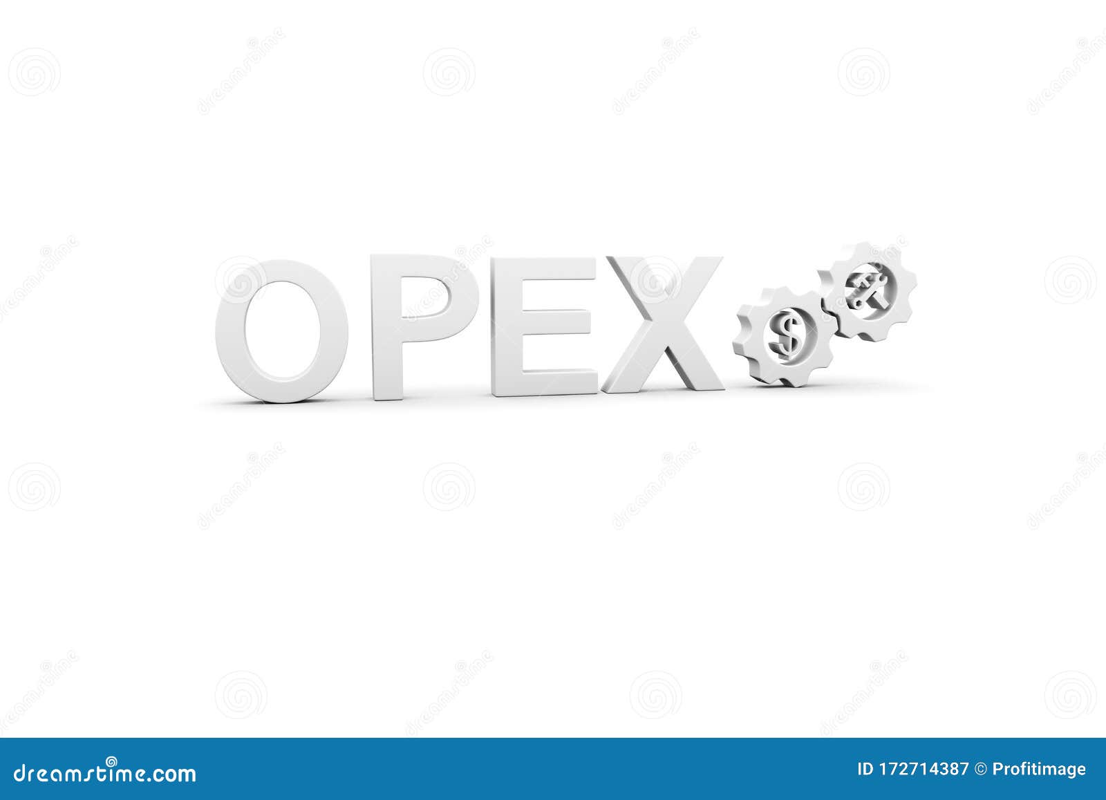 OPEX Concept Cell Background Stock Illustration | CartoonDealer.com ...